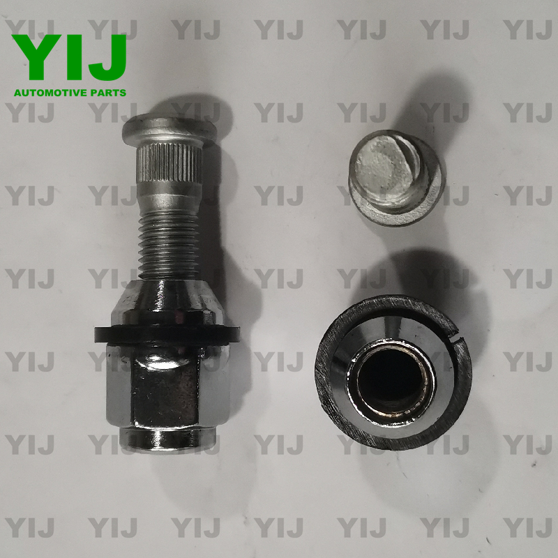 Wheel nut 52950 17000 Wheel bolt M12 1.5 49 Knurled diameter 12.9 for ...